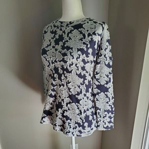 LOFT | Tops | Nwt Loft Petite Ruffled Mock Neck Tee | Poshmark